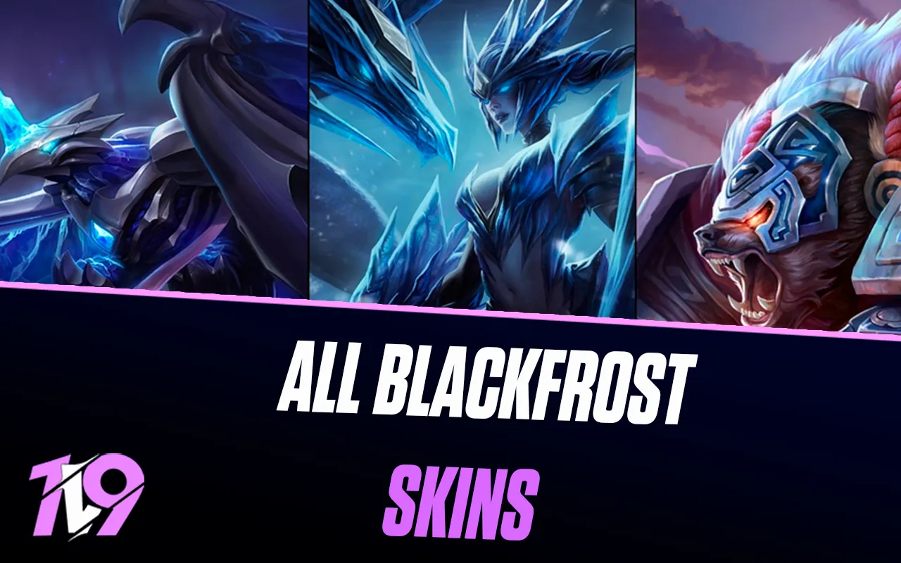 All Blackfrost Skins In League Of Legends Ranked 1v9